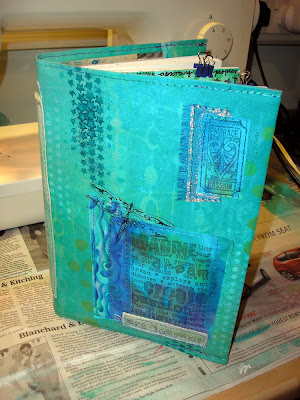Luna Art: Art Journal cover tutorial(heavy photo post)